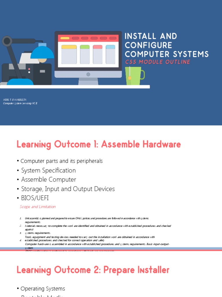 Computer System Servicing NC II Guide | PDF | Installation (Computer ...