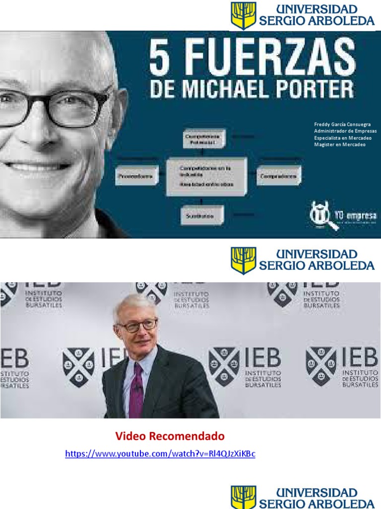 Presentación - Las 5 Fuerzas de Michael Porter | PDF | Marketing | Mercado (economía)