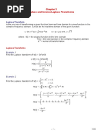 Laplace Transform Cheat Sheet | PDF