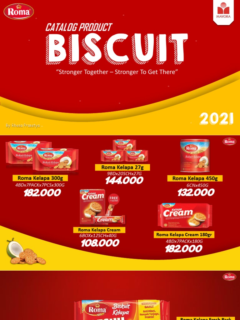 CATALOG MAYORA M1 Biscuit 2021 | PDF | Bread Dishes | Baking