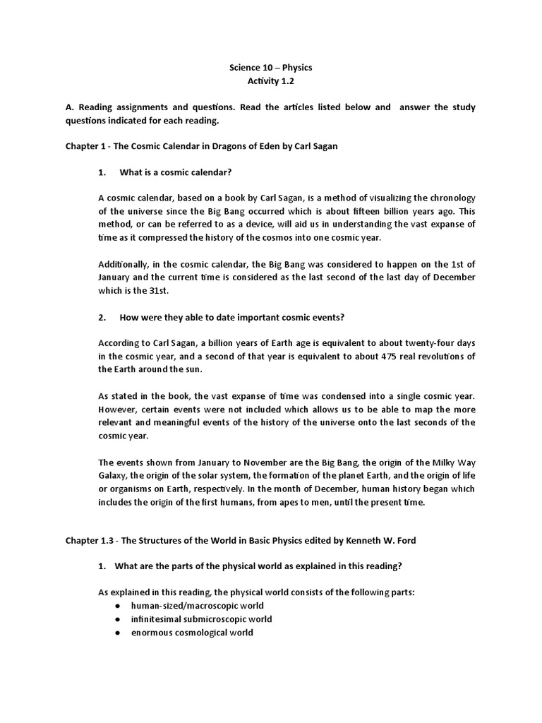 Real-Life Physics Applications in Class 10 | PDF | Universe | Physics