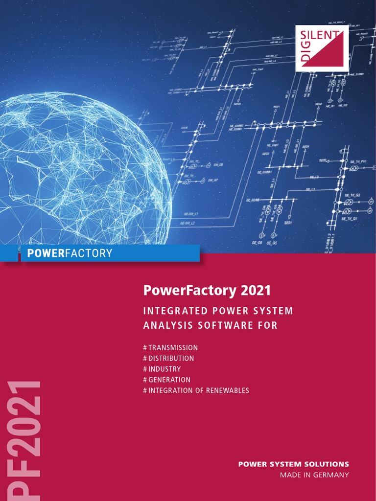 Powerfactory 2021: I Nteg R Ated P Ow Er System Analysis Software For ...
