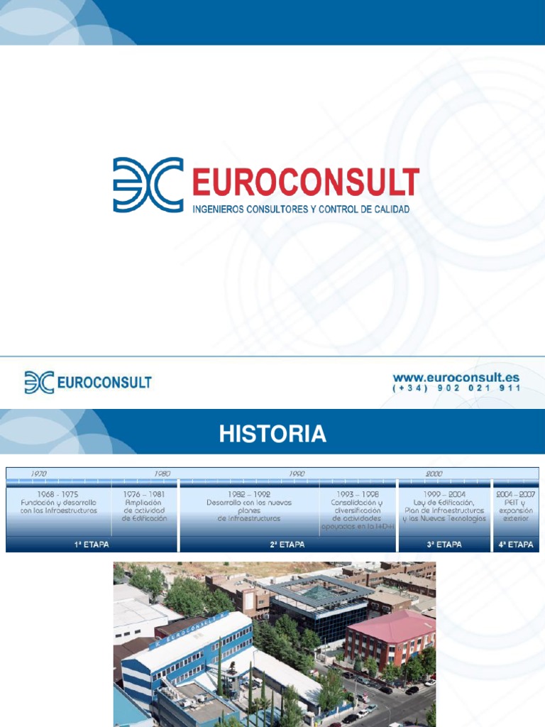 03 Presentacion Euroconsult | PDF | Pintar | Hormigón