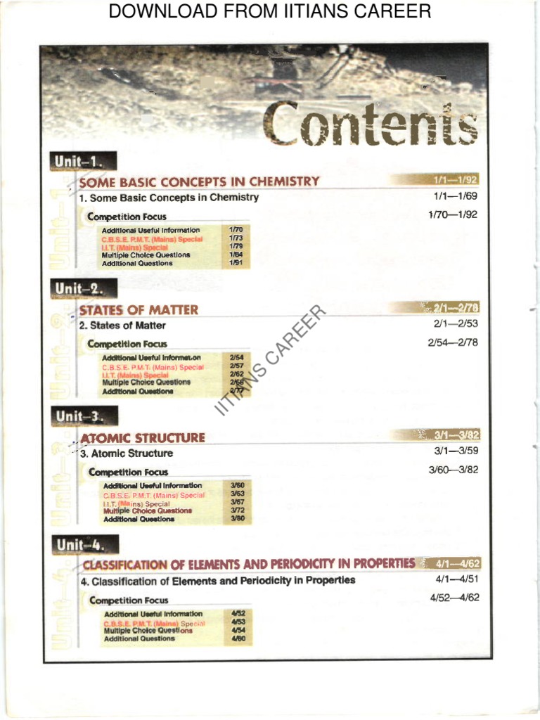 Pradeep Chemistry Book For Class Xi PDF-iitians | PDF | International ...