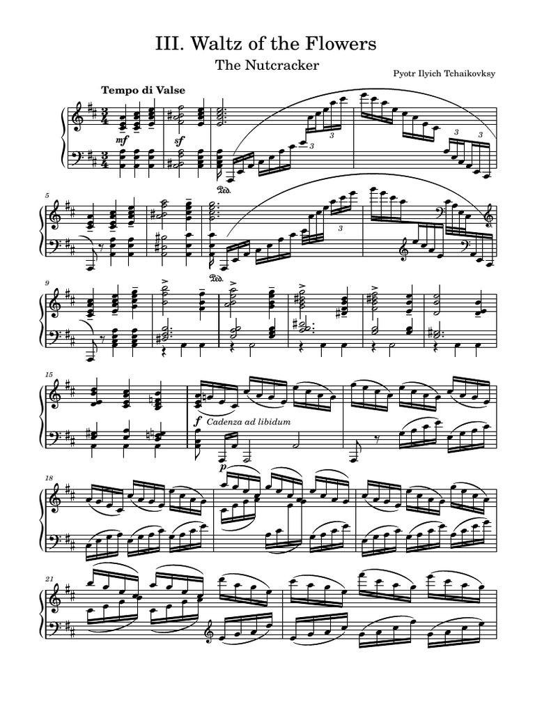 Waltz of The Flowers | PDF | The Nutcracker | E. T. A. Hoffmann