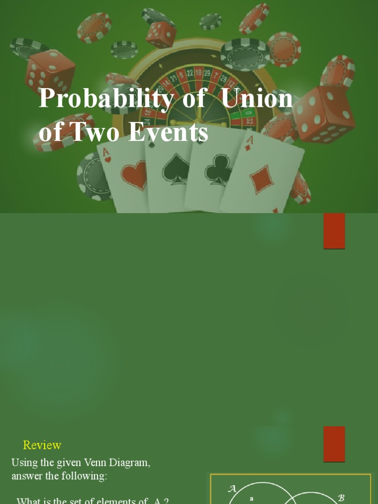 Probability of Union of Two Events | PDF | Probability | Mathematics