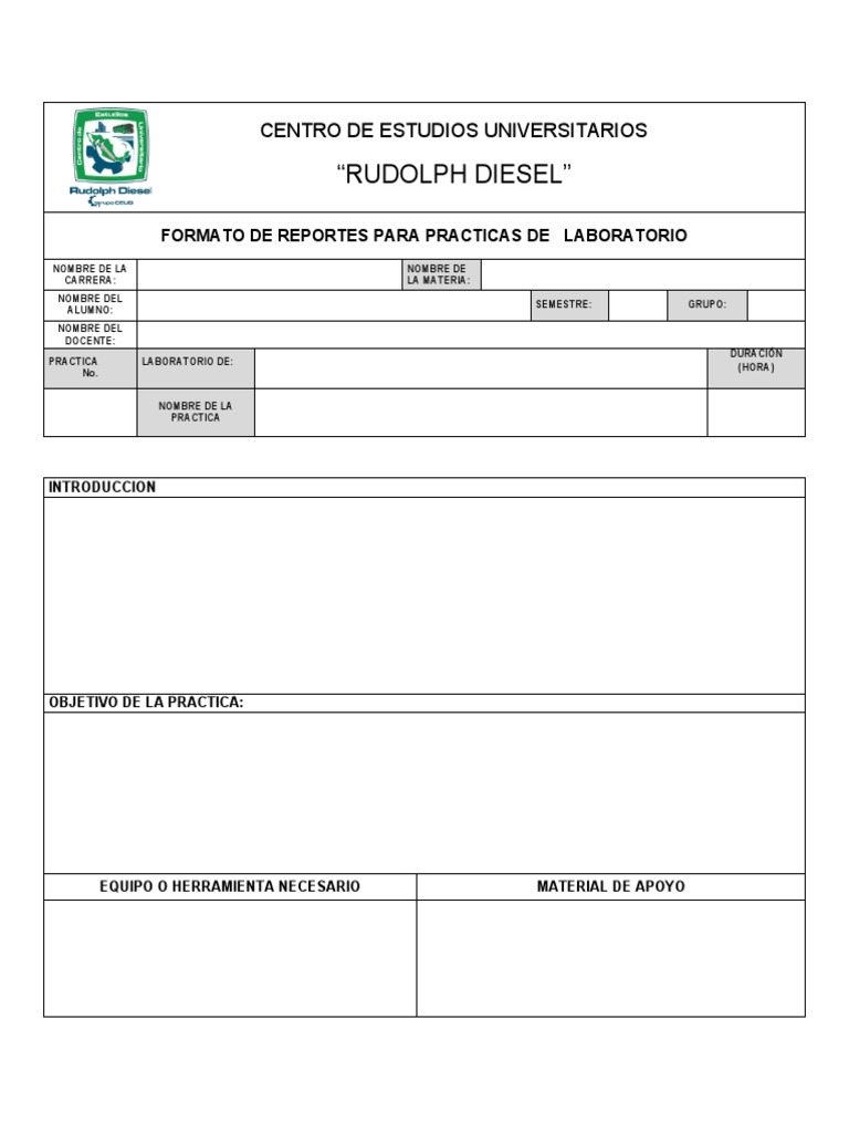 Formato para Practicas de Laboratorio | PDF