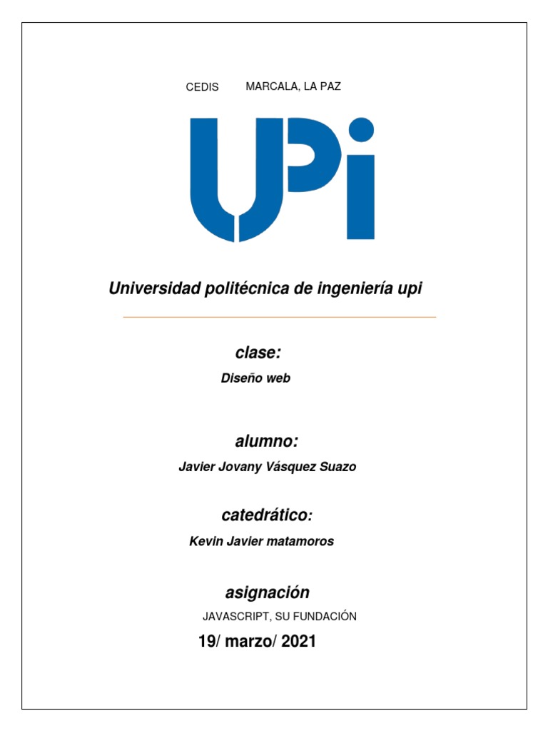Fundamentos de JavaScript y su Uso | PDF | Script Java | Red mundial