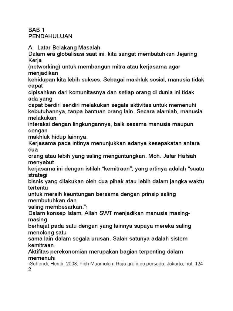 Suhendi, Hendi, 2008, Fiqh Muamalah, Raja Grafindo Persada, Jakarta, Hal. 124 | PDF