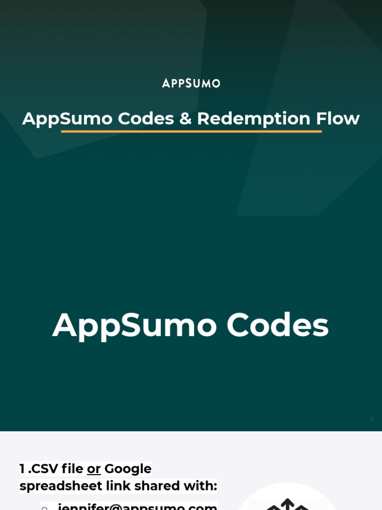 (AppSumo) Self-Listing Redemption Flow | PDF | Microsoft Excel | Spreadsheet