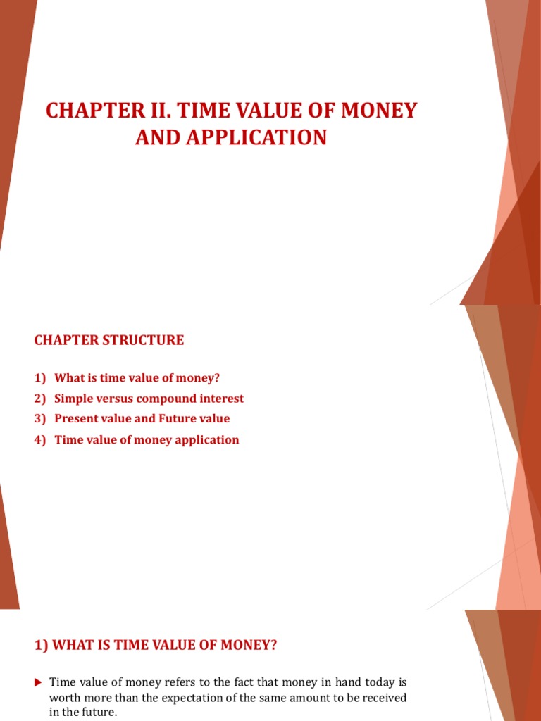 Chapter 2. Time Value of Money and Application | PDF | Net Present Value | Present Value