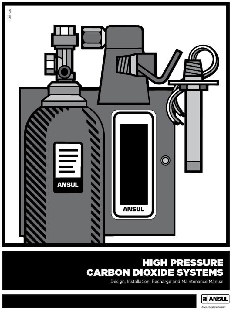 ANSUL High Pressure CO2 Manual Installation - PN427604 July 2011 | PDF | Switch | Valve