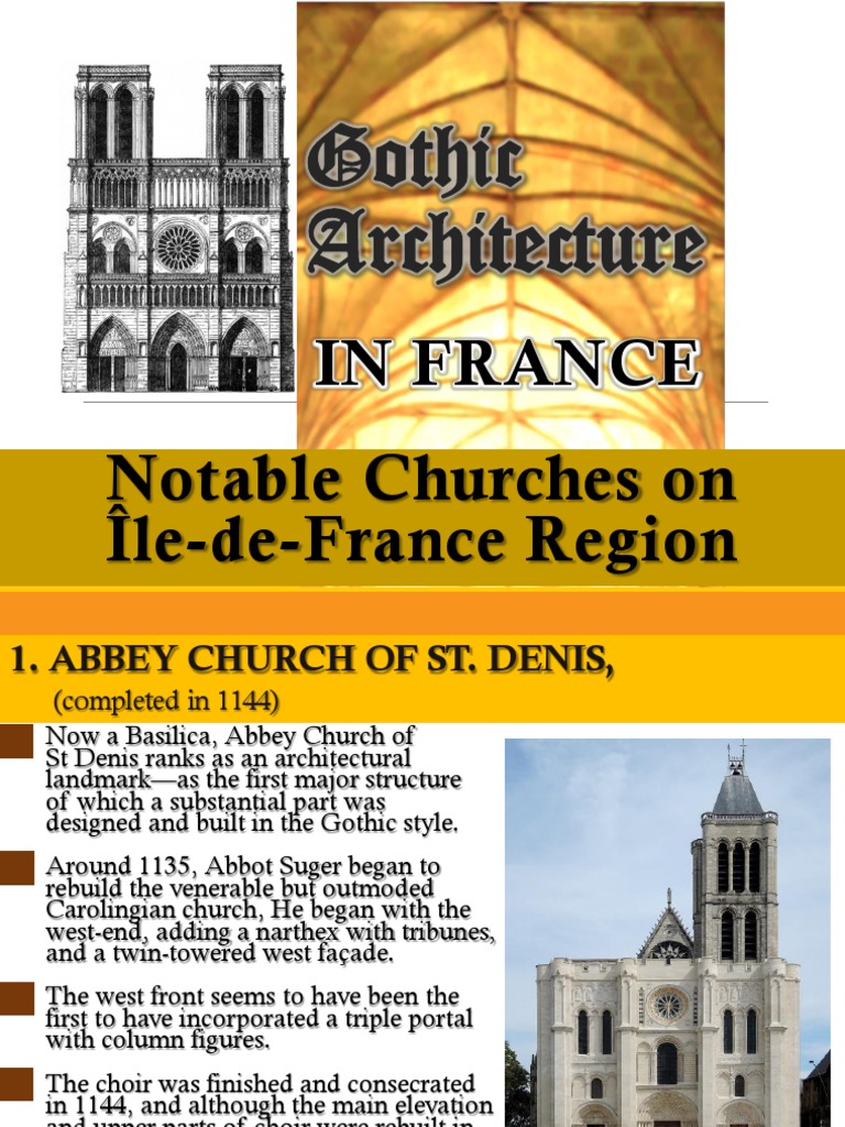 Key Features of French Gothic Architecture | PDF | Gothic Architecture ...