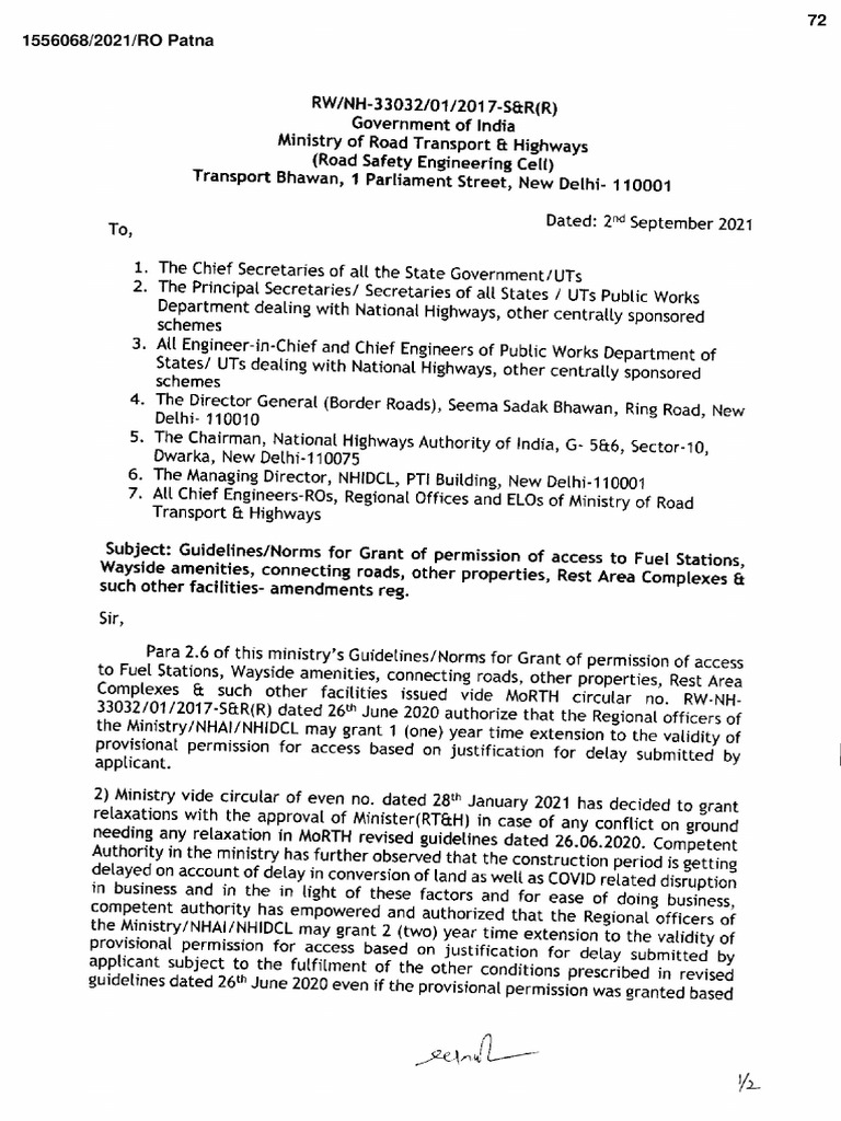 Guidelines for Fuel Station Access Permissions | PDF | Government