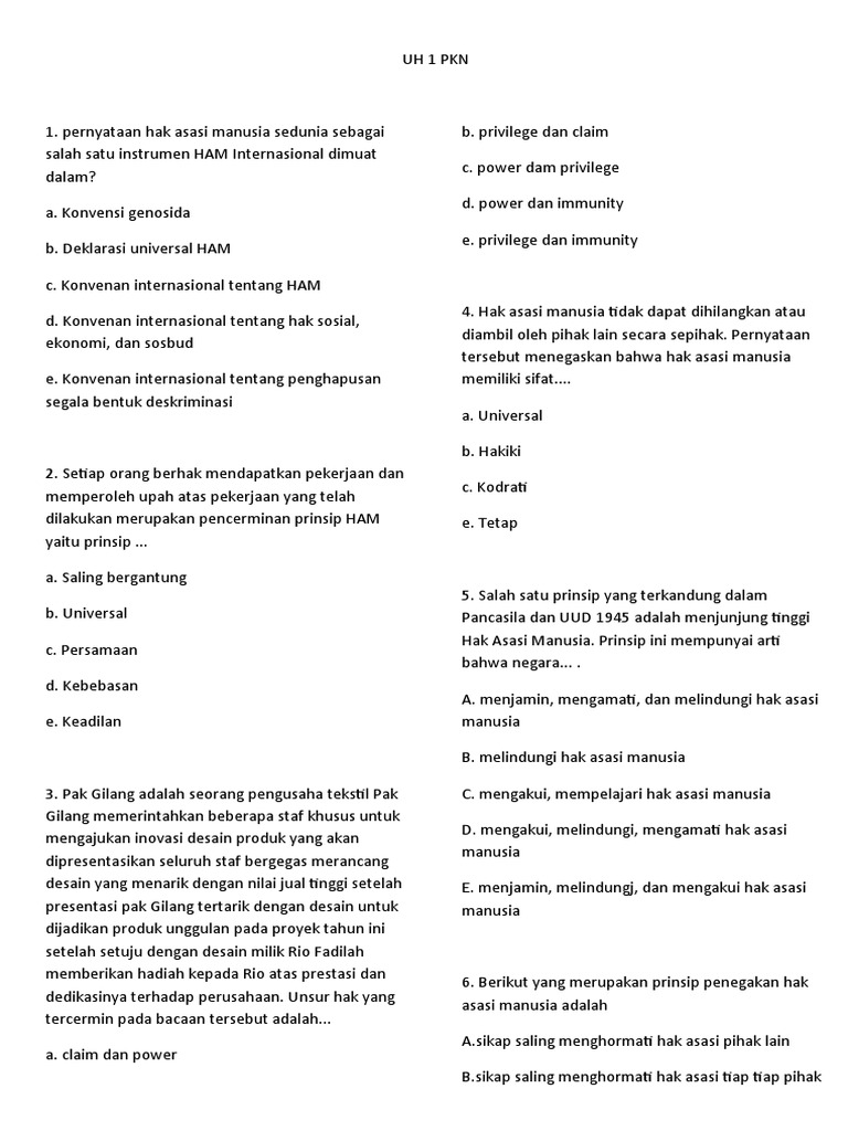 Uh 1 PKN | PDF | Politik