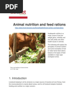 Feeds and Feeding in Buffalo | PDF | Calf | Animal Feed