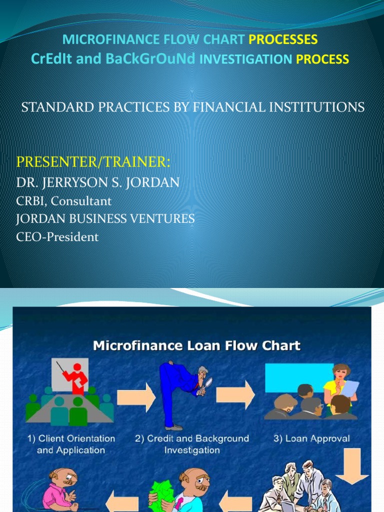 Credit and Background: Microfinance Flow Chart | PDF | Loans | Microfinance
