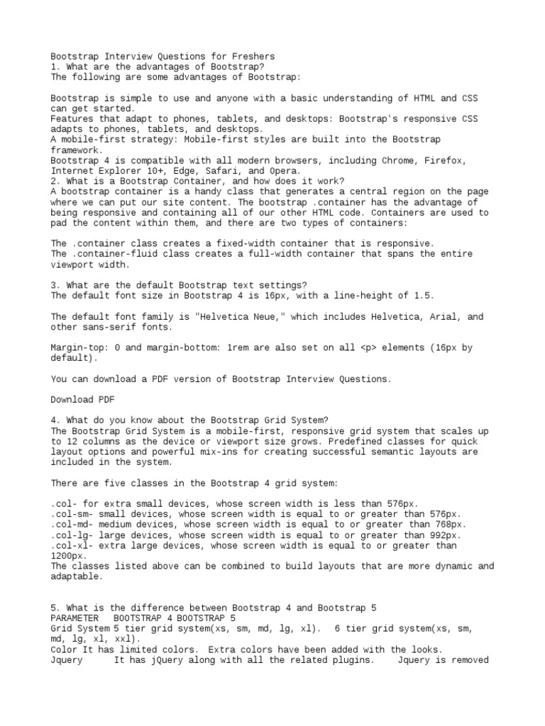 Bootstrap | PDF | Bootstrap (Front End Framework) | Software