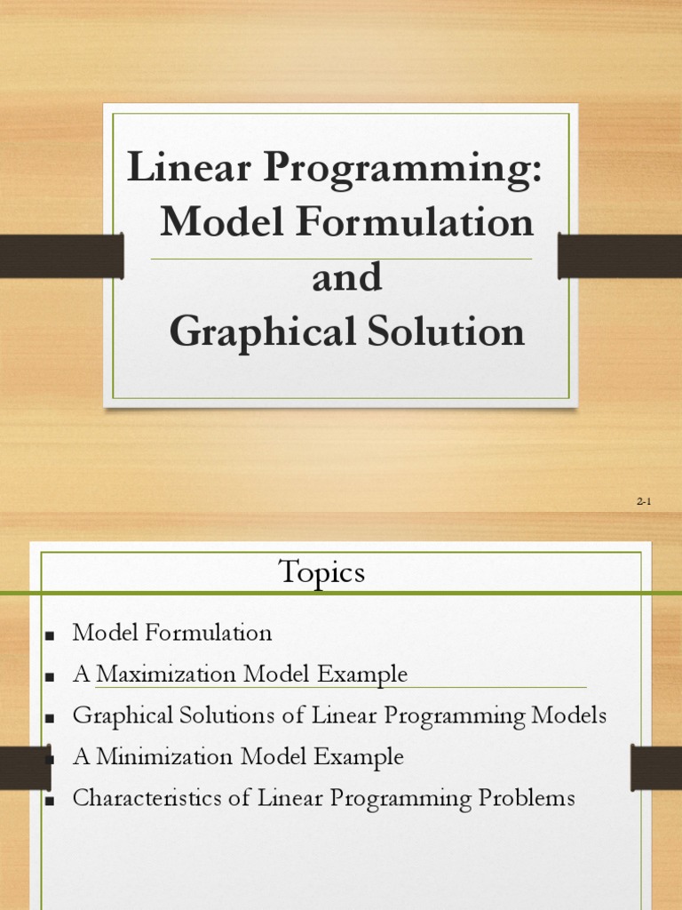Linear Programming for Business | PDF | Linear Programming | Loss Function