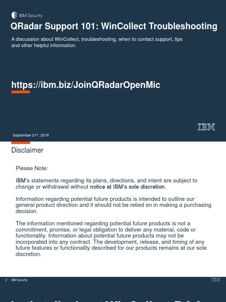 Qradar Support 101: Wincollect Troubleshooting | PDF | Microsoft ...