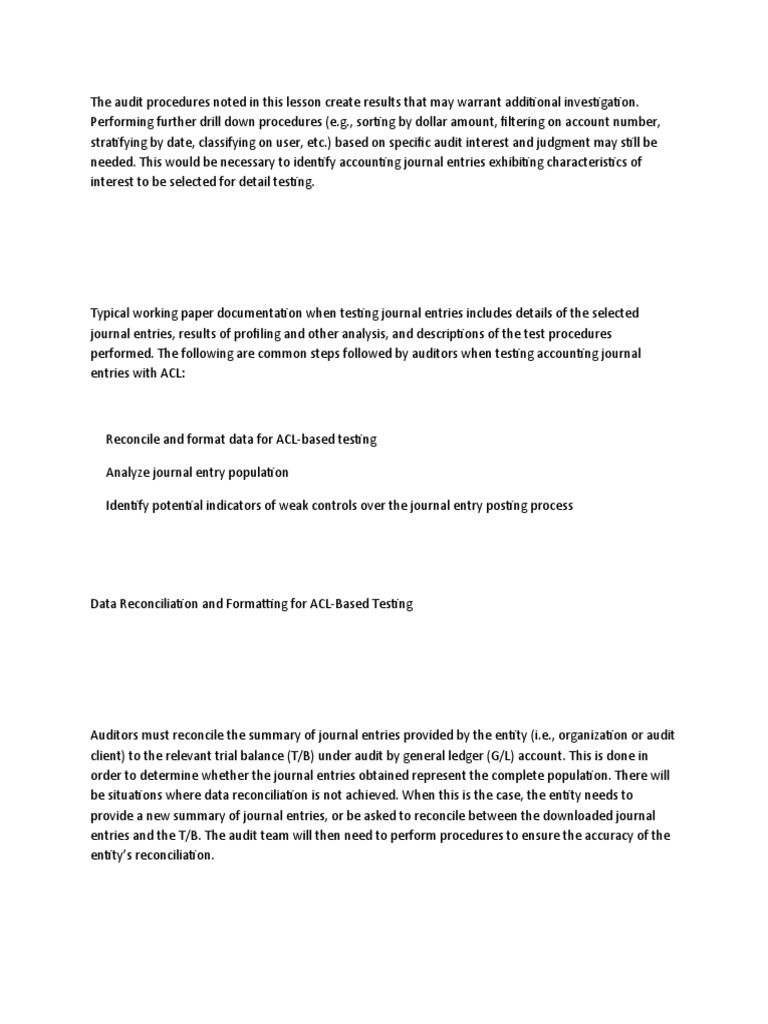 CIS Lesson 15 | PDF | Audit | Debits And Credits