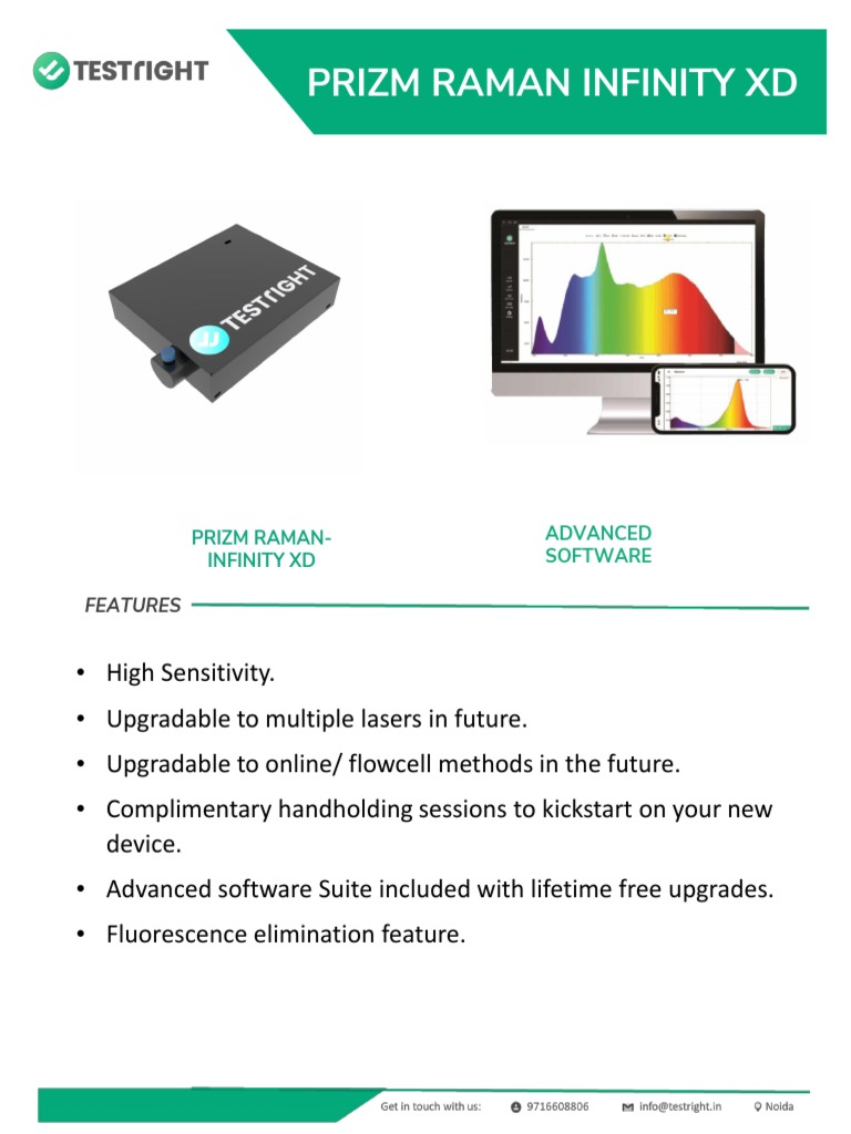 Introduction of the Prizm Raman Infinity XD Raman Spectrometer with Advanced Software Suite and ...