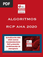 Algoritmos AHA 2020 | PDF | Paro cardíaco | Reanimación cardiopulmonar