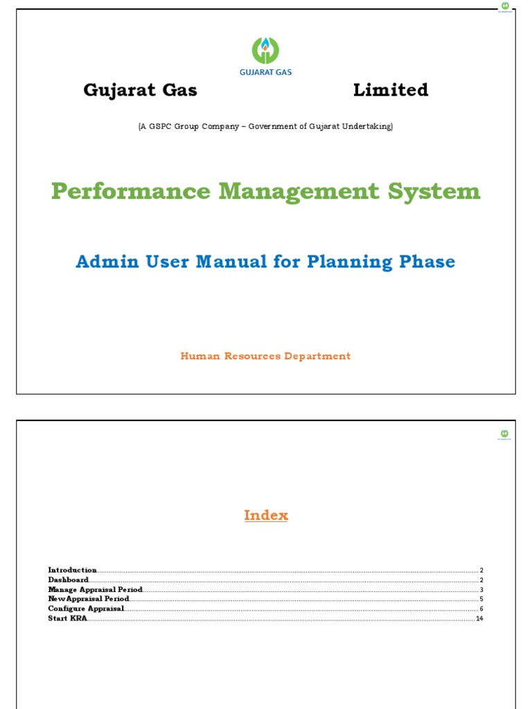 Gujarat Gas Performance Management Admin Guide | PDF | Computer File ...