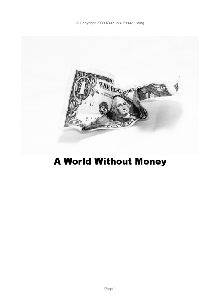 A World Without Money | PDF | Automation | Efficient Energy Use
