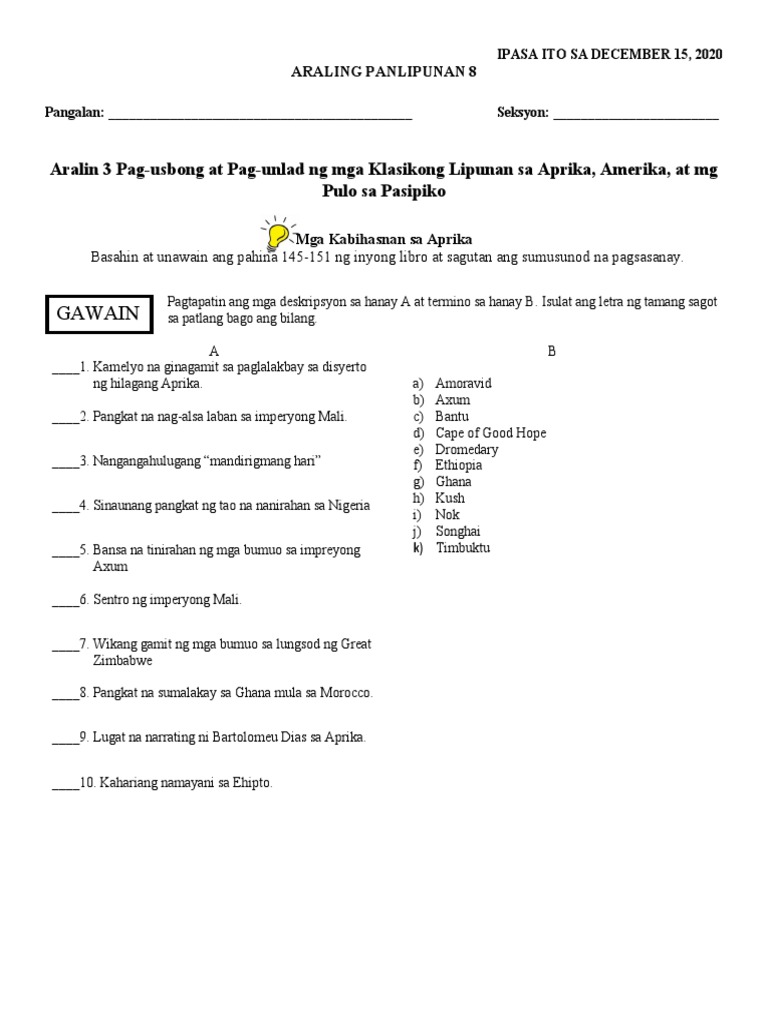 Week 5-6 2nd Quarter AP 8 | PDF