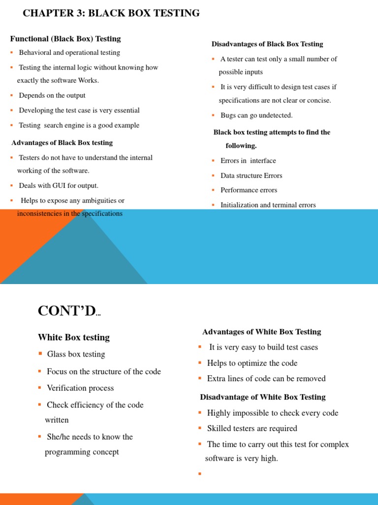 Black Box Testing Techniques | PDF | Software Testing | Software ...