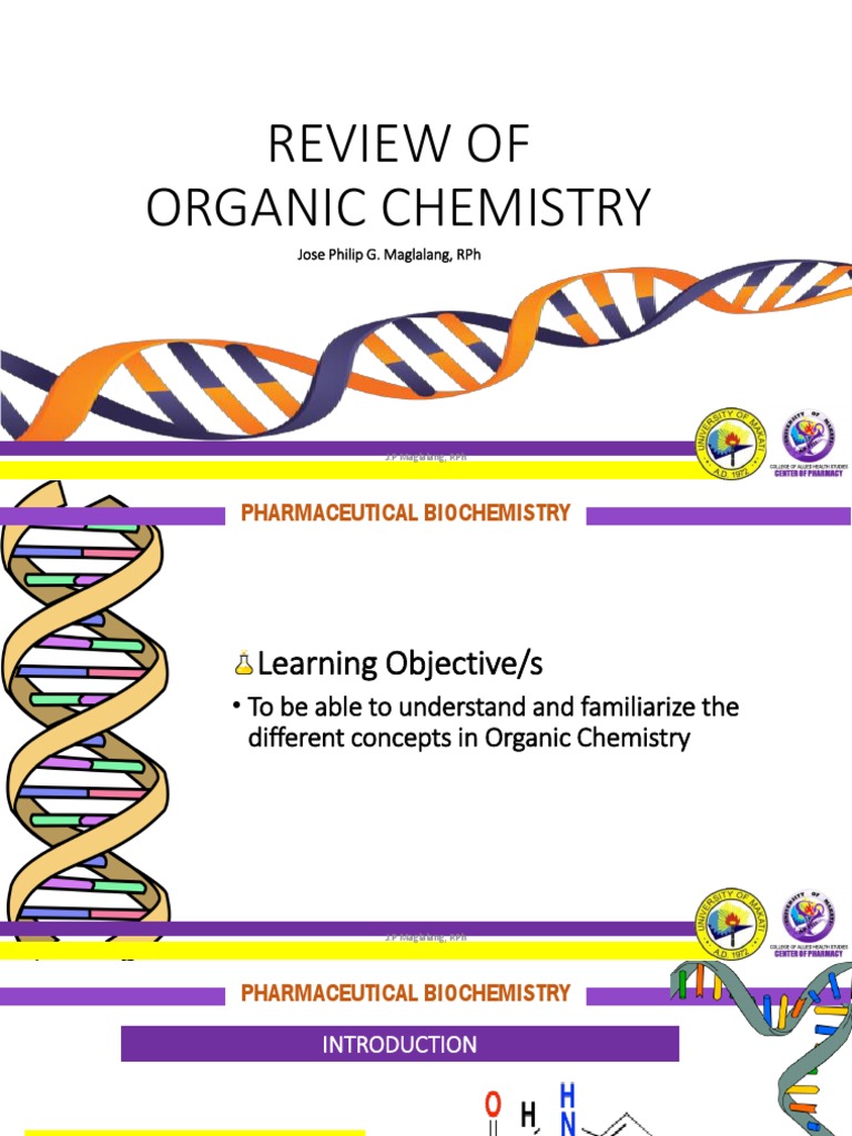 Review of Organic Chemistry | PDF | Isomer | Functional Group
