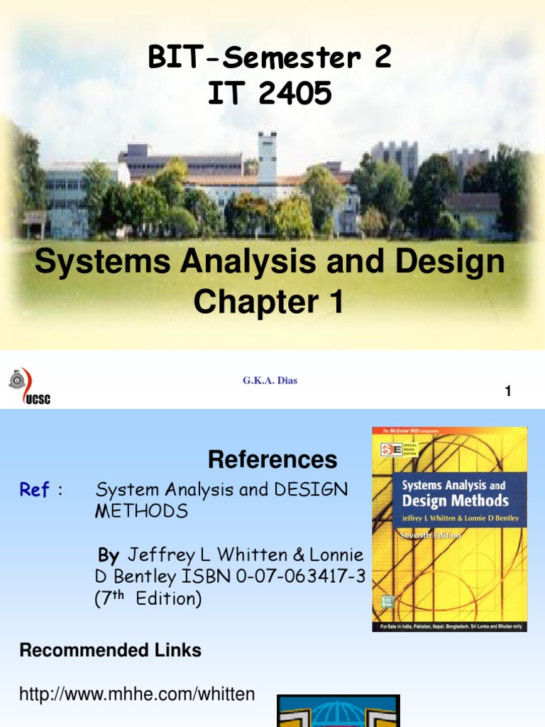Systems Analysis and Design Chapter 1 | PDF | Information System | Information