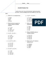 Metric Measurement Practice Quiz | PDF | Measurement | Scientific Method
