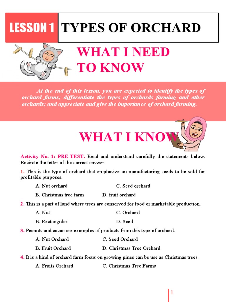 Types of Orchard: What I Need To Know | PDF | Fruit | Trees