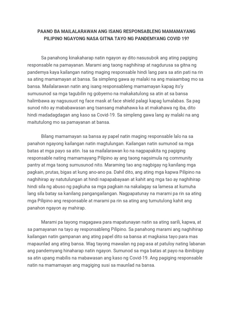 Kababayan Mahalaga Ka! Makiisa! | PDF