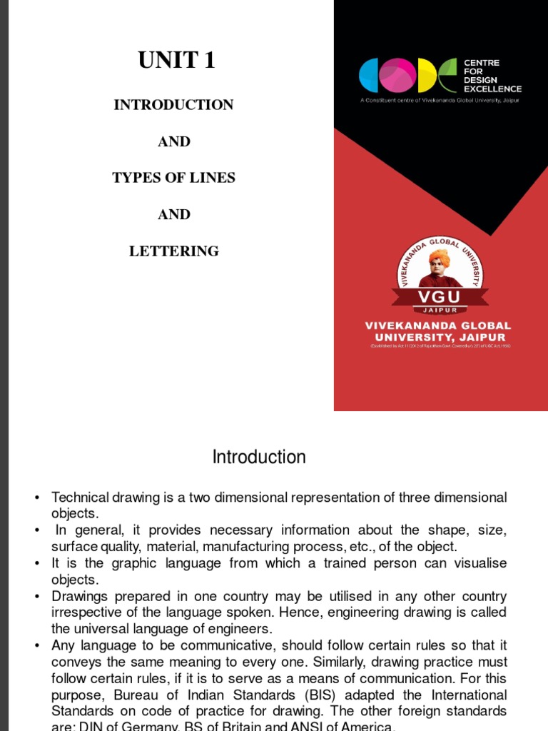 LINES and LETTERING | PDF | Drawing | Technical Drawing