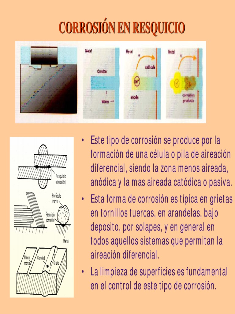 02 Corrosion - Resquicio - y - Filiforme | PDF | Corrosión | Acero ...