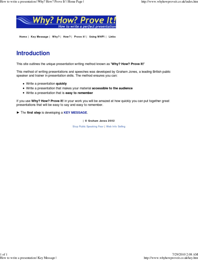 How To Presentation | PDF