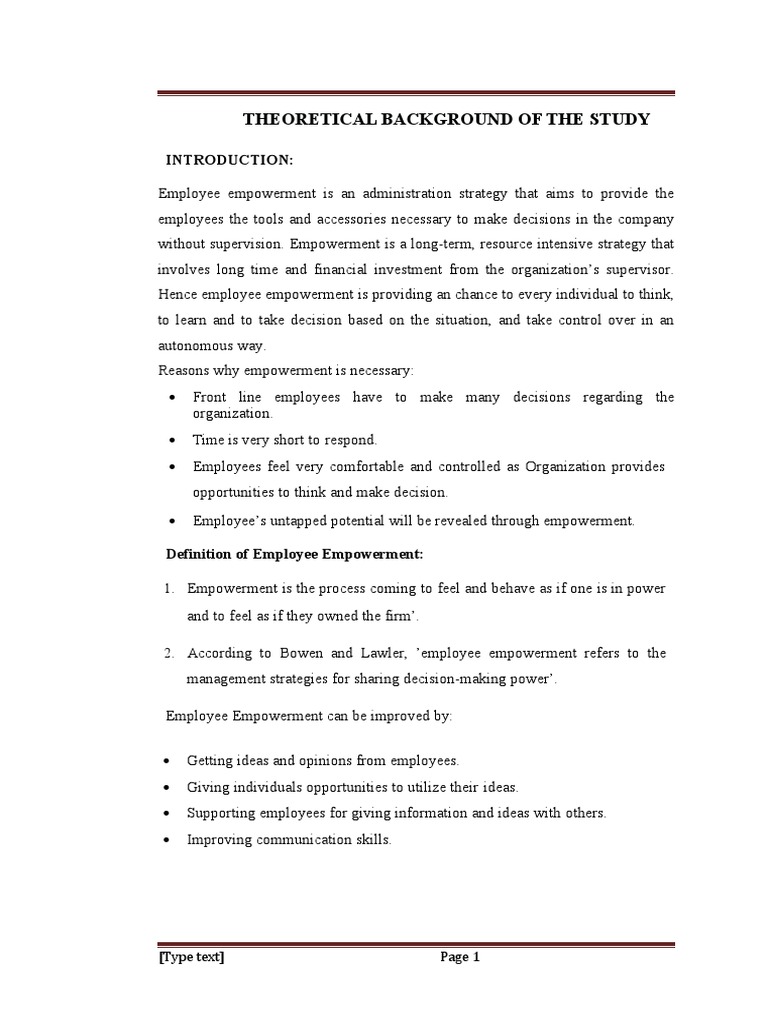 Ritesh 4th Sem Project | PDF | Empowerment | Employment