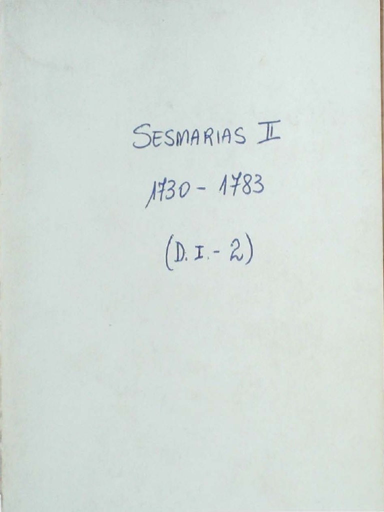 Documentação Histórica Pernambucana Sesmarias Vol II 1730-1783 OCR | PDF