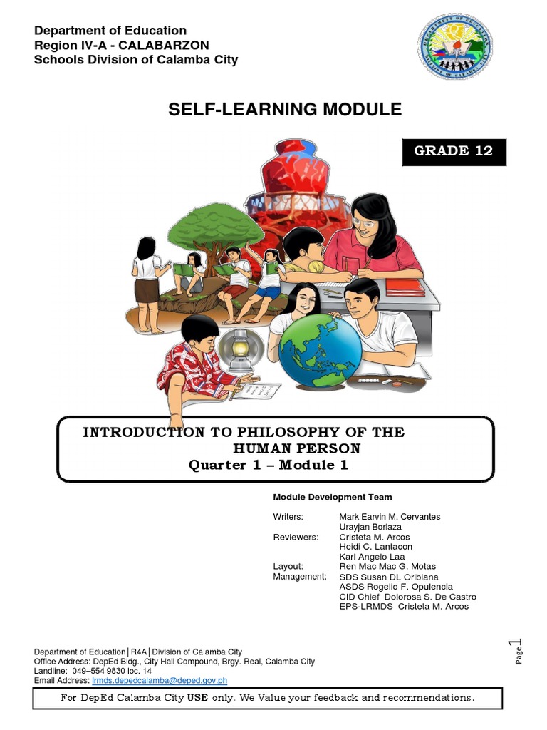 Self-Learning Module: Grade 12 | PDF | Rationalism | Epistemology
