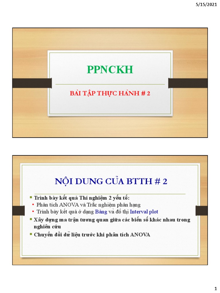 PPNCKH - Lecture BTTH 2 - New | PDF