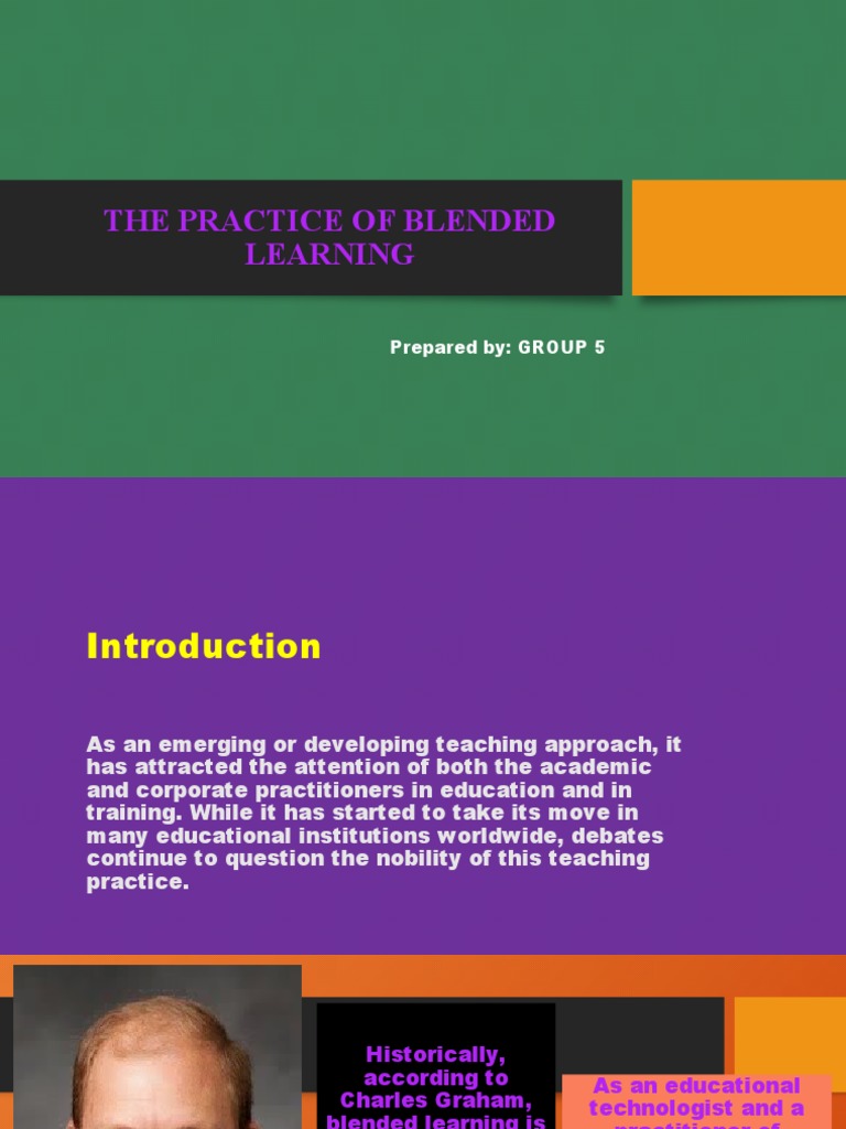 The Promise and Practice of Blended Learning: An Analysis of a Document Outlining the Key ...