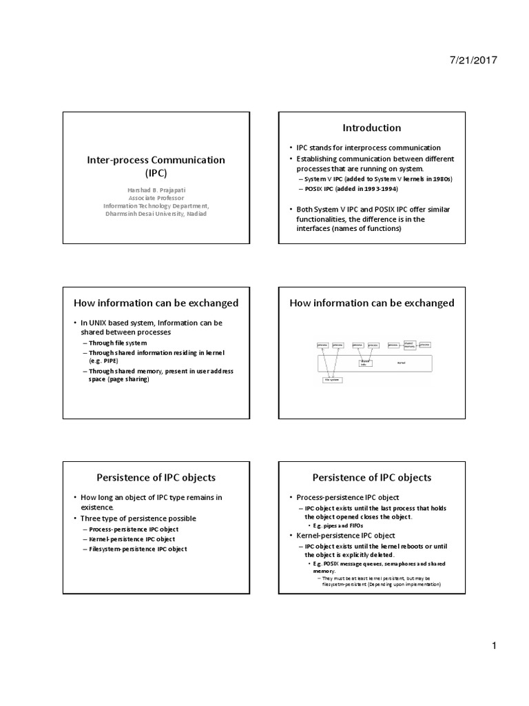 ANP - 3. IPC, Pipe, FIFO | PDF | Kernel (Operating System) | Process (Computing)