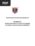 Grade 11 - Conative, Informative at Labeling Na Gamit NG Wika | PDF