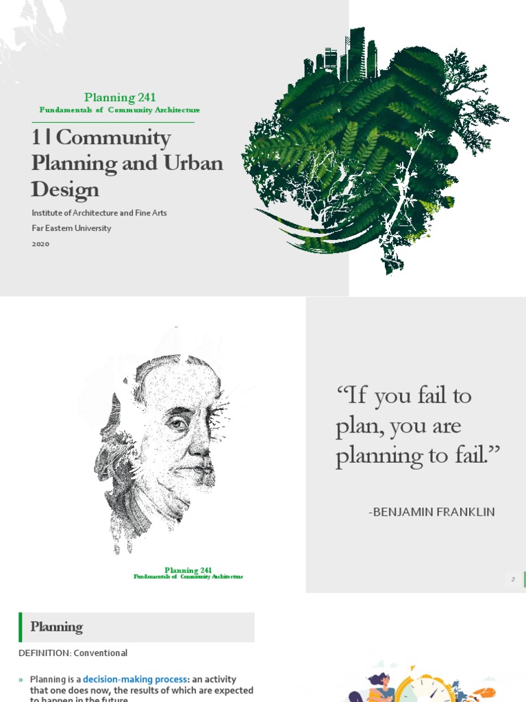1 - Community Planning and Urban Design | PDF | Sustainability | Urban ...