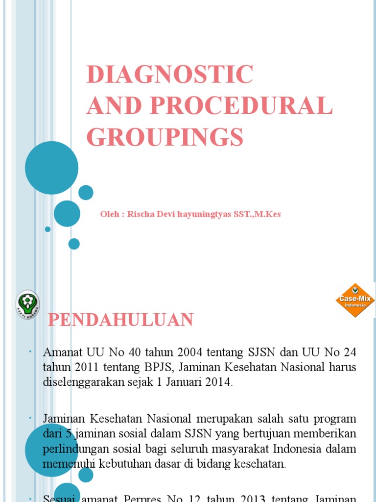 Diagnostic and Procedural Groupings | PDF