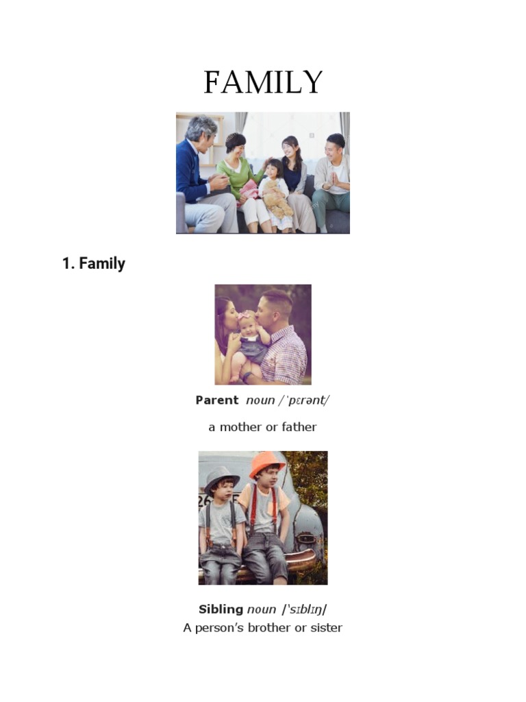 FAMILY | PDF | Family | Godparent