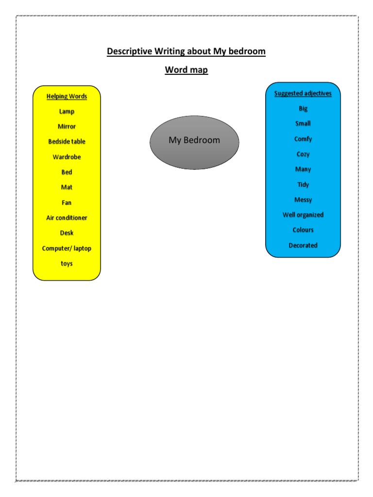 Descriptive Writing About My Bedroom | PDF